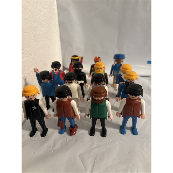 Playmobil | Toys | 974 Vintage Playmobil Geobra Figure Lot Of 15 | Poshmark